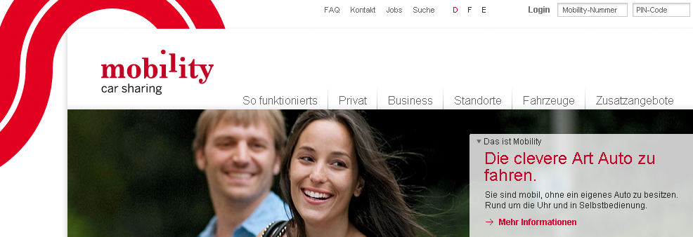 Car-Sharing-Plattform Mobility fährt auf CONTENS ab